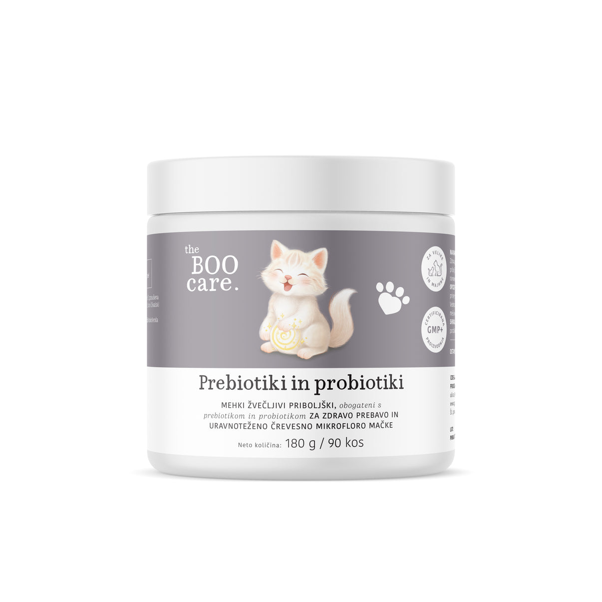 Prehransko dopolnilo s probiotiki in prebiotiki za mačke – boo-care